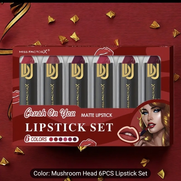 Miss factor x | Makeup | Mushroom Penisshaped Matte Water Proof Lip ...